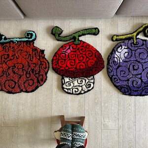Devil Fruits Rugs One Piece Anime - Etsy