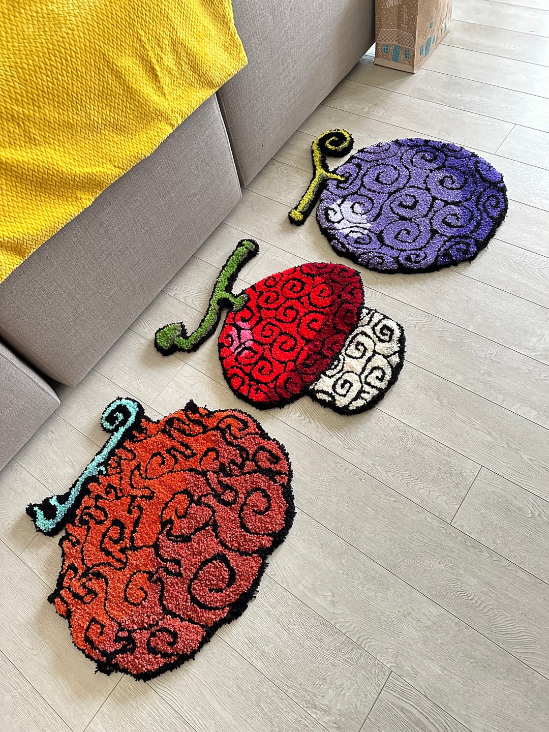 Devil Fruits Rugs One Piece Anime - Etsy