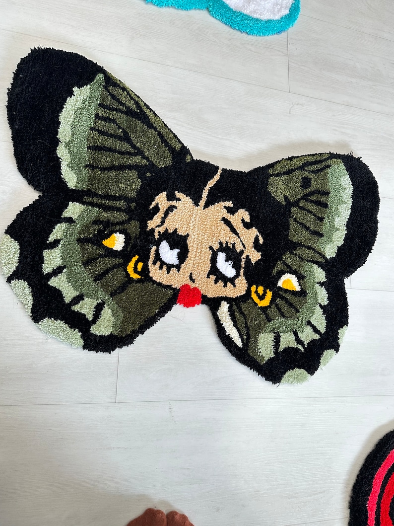 Betty Boop Butterfly Rug - Etsy