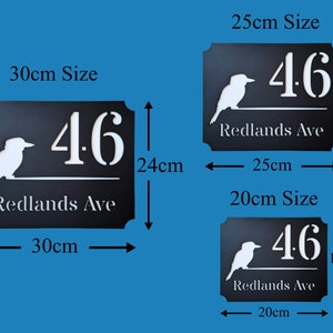 Custom Silhouette Address Plaque – Modern Acrylic House Number Sign ...