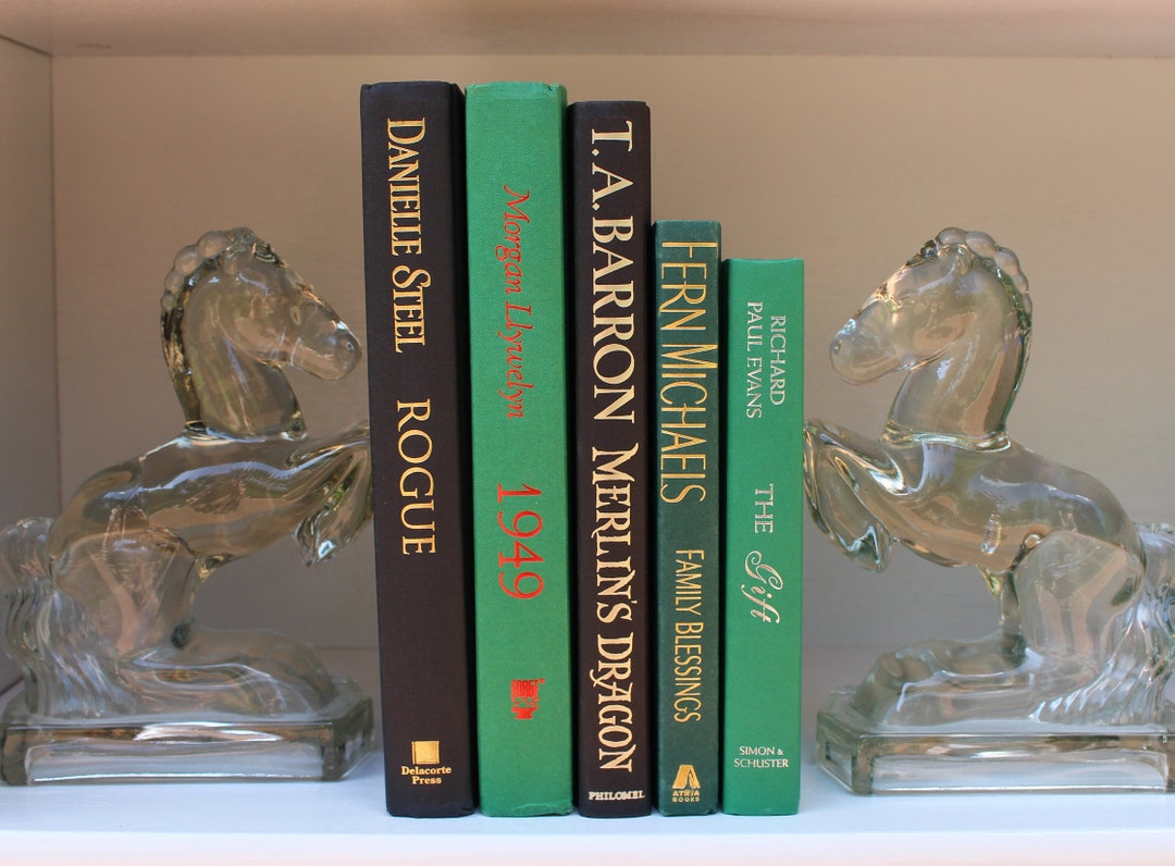 Bundle of Green, Decorative Books - Green Decor Color Bundle - Staging ...