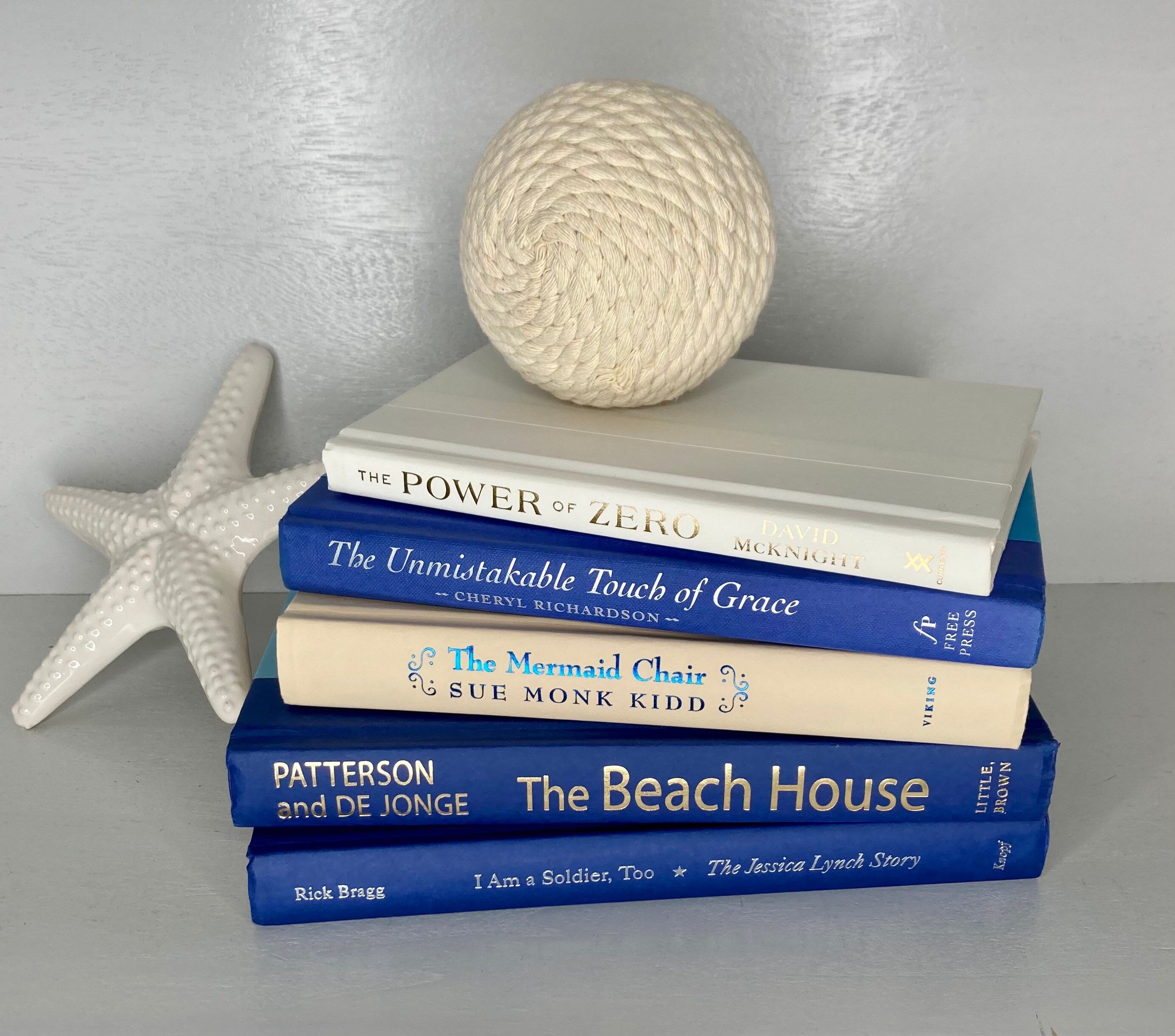 Bright Blue Book Set - Color Coded Blue Books for Decor - Blue Book ...