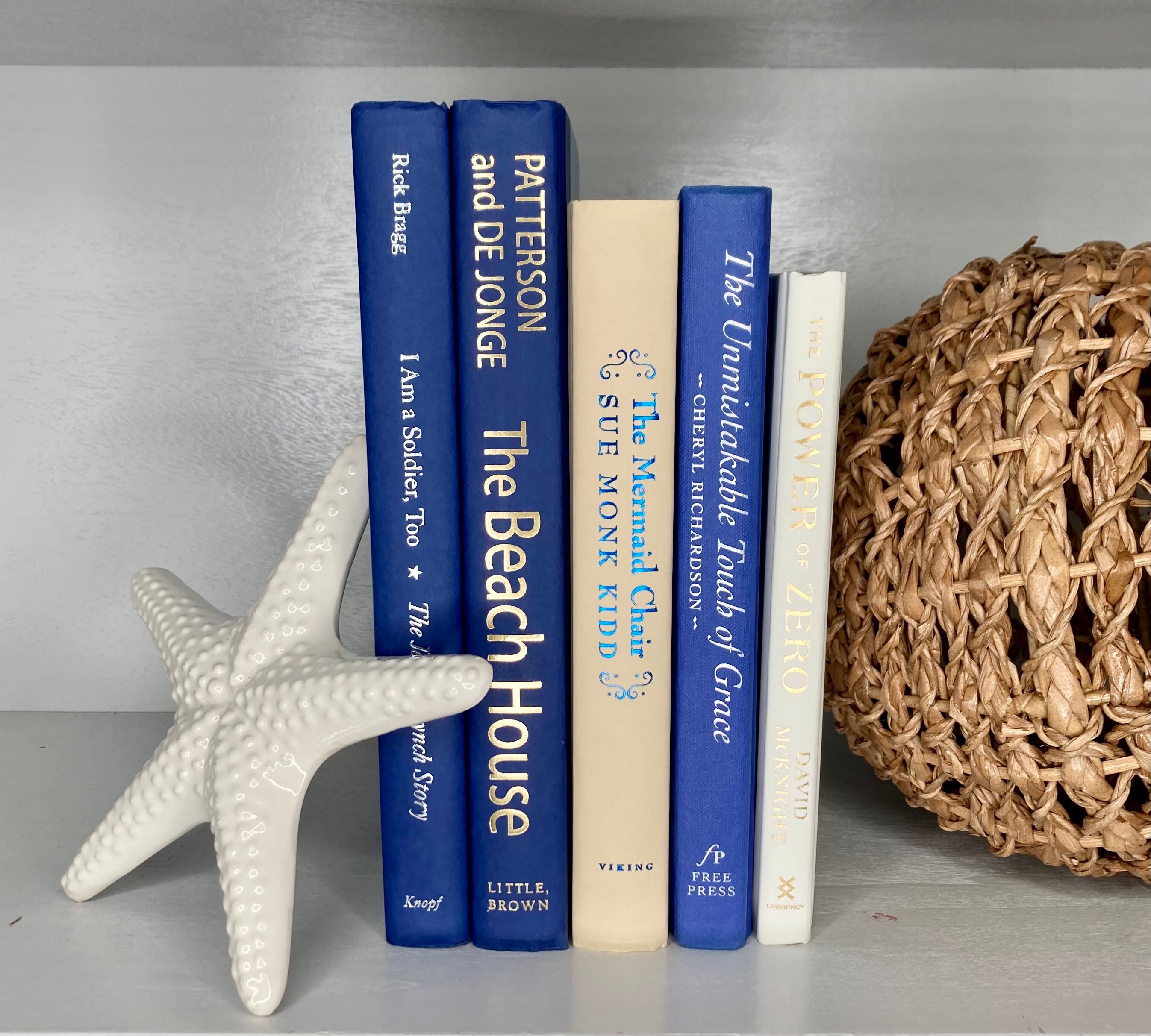 Bright Blue Book Set - Color Coded Blue Books for Decor - Blue Book ...