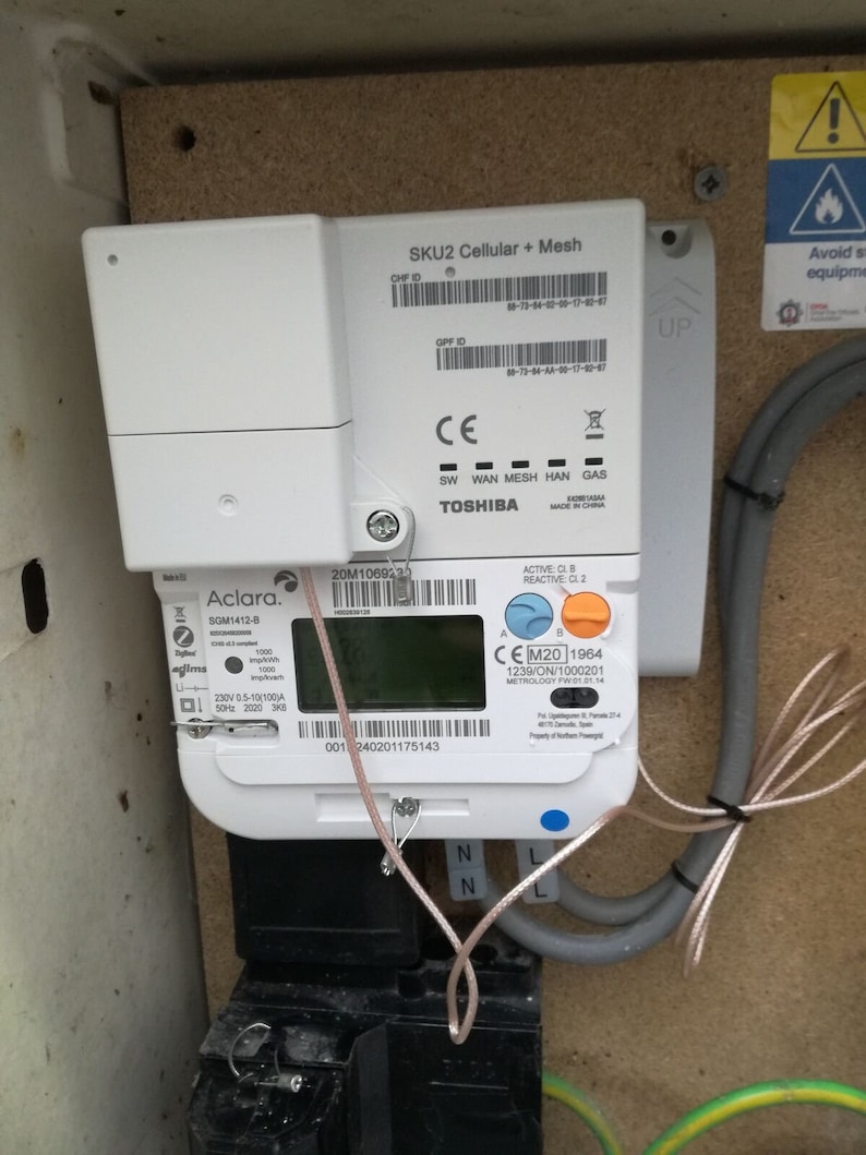 Smart Meter Radiation Shield Cover Uk Faraday Cage Reduce Etsy
