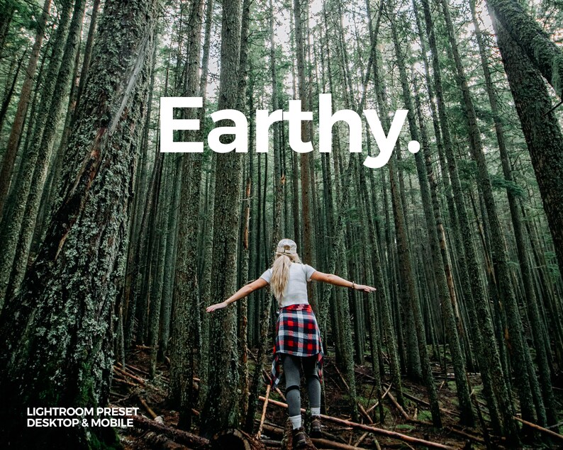 6 Earthy Cinematic Nature Pack Lightroom Presets Film Aesthetic Pack ...