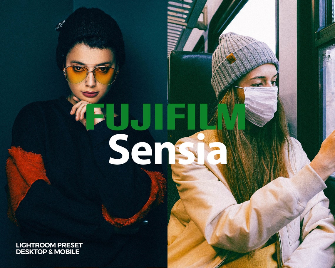 8 Fujifilm Sensia 100 XP Vintage Pack Lightroom Presets Film Aesthetic ...