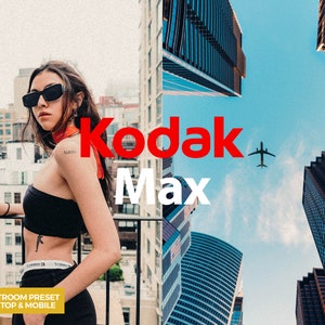18 Kodak Max 800 Pack Lightroom Presets Film Aesthetic Pack for Desktop & Mobile for Influencers ...