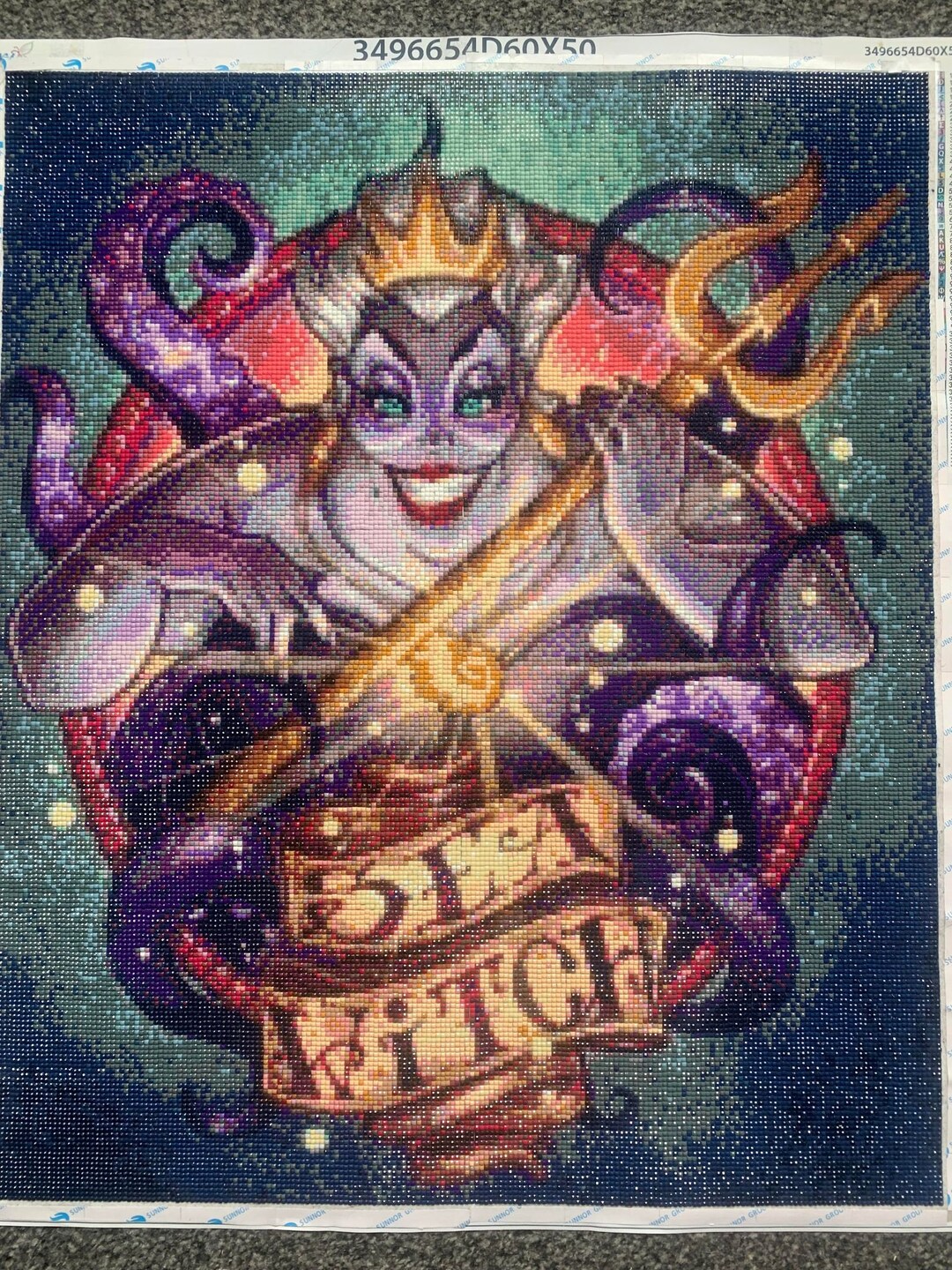 Ursula the Sea Witch (the Little Mermaid) Completed Diamond Art - Etsy