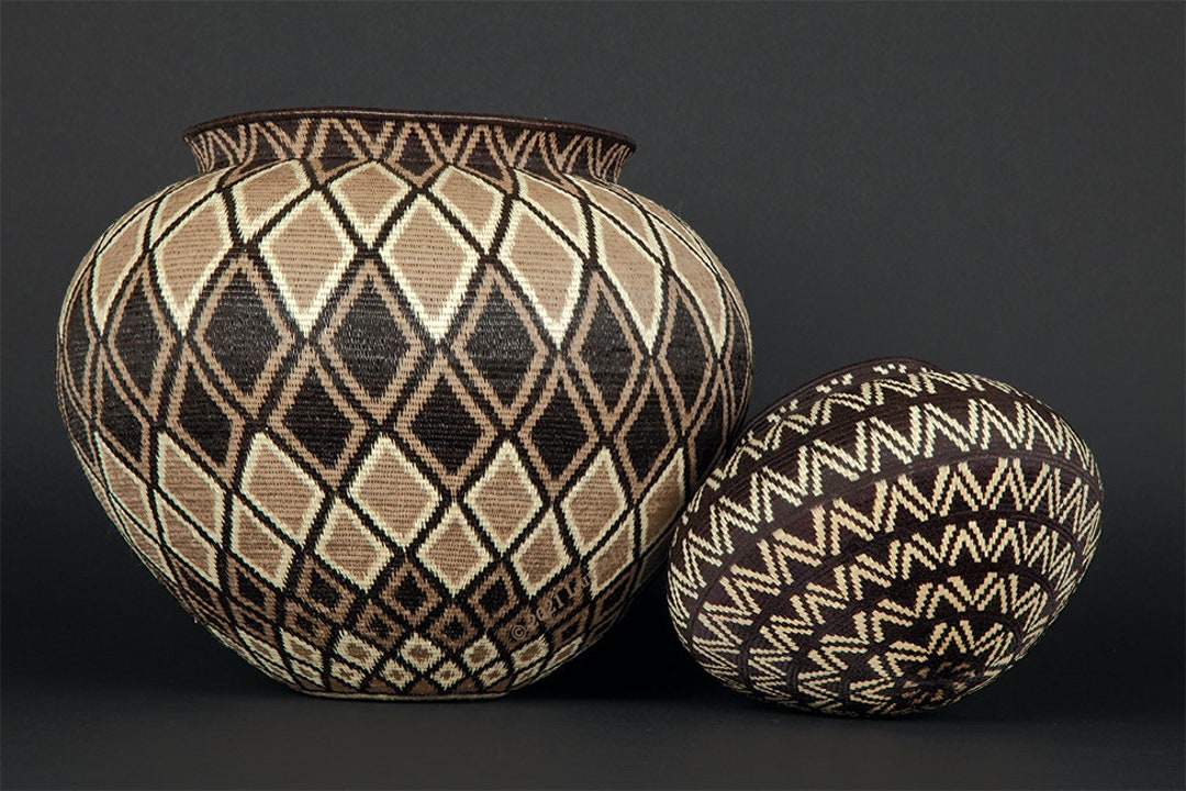 Photograph of a Pair of Wounaan Baskets From the Darién - Etsy