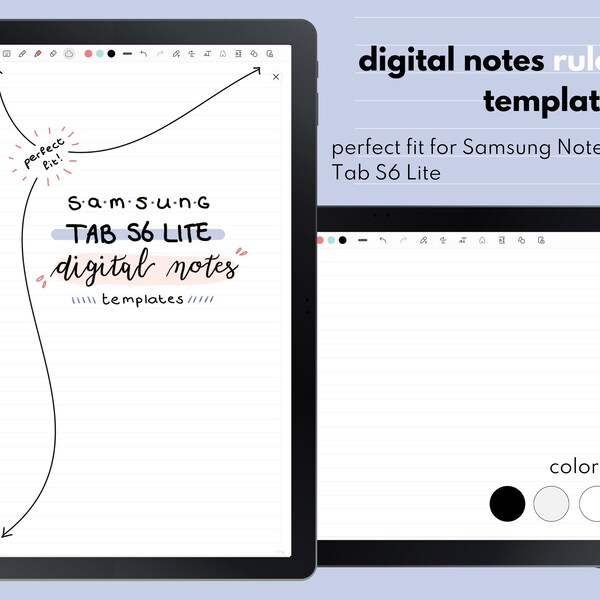 Samsung Notes Template - Etsy