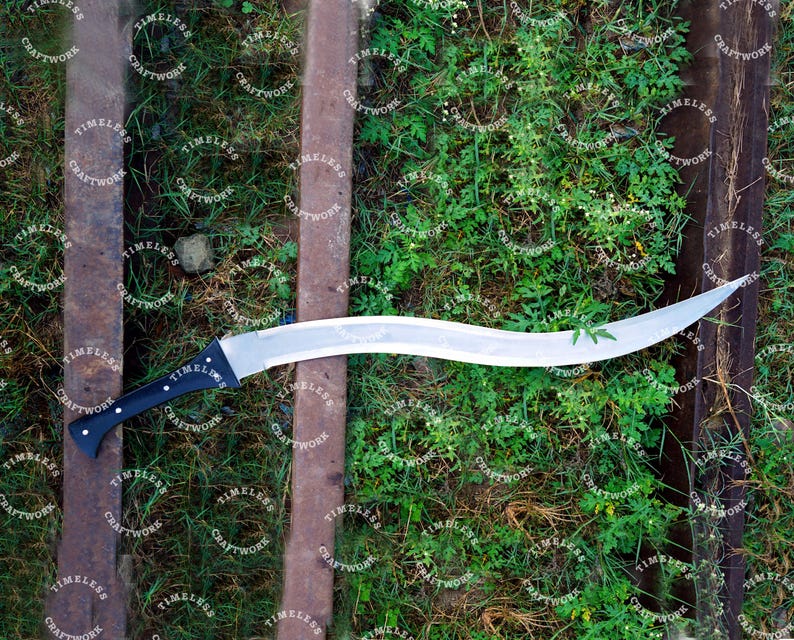 Hand Forged Beautiful Wavy Blade Sword, Handmade Viking Sword With ...