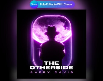 Editable Song Cover Template, Canva Template, DIY Flyer, Album Music ...