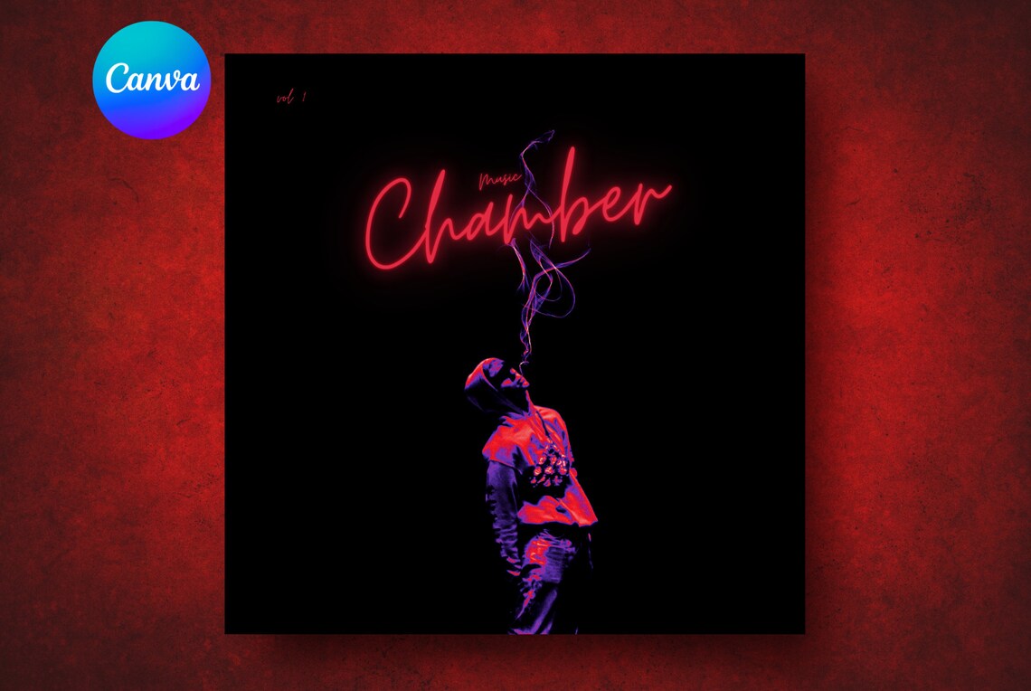 Editable Song Cover Template, Canva Template, DIY Flyer, Album Music ...