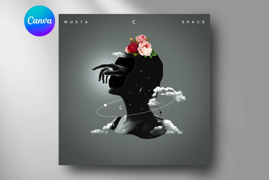 Editable Song Cover Template Canva Template DIY Flyer Album - Etsy ...