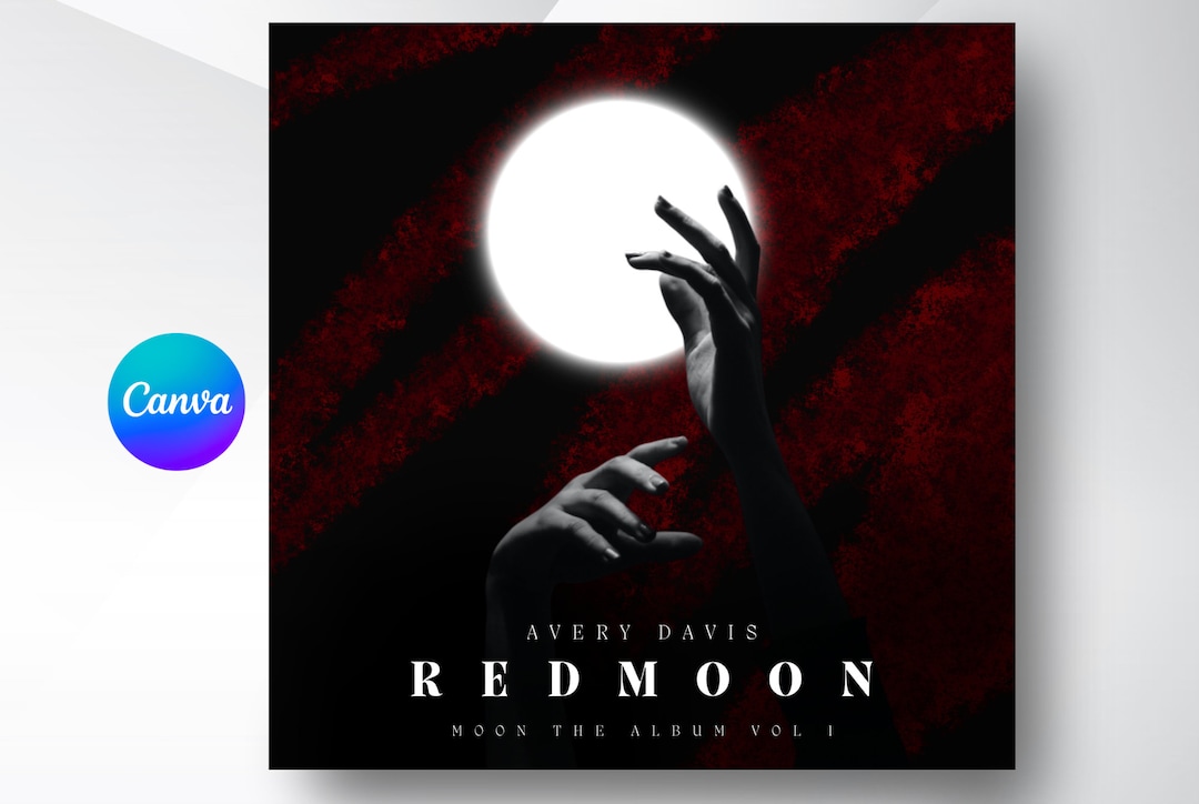 Editable Song Cover Template, Canva Template, DIY Flyer, Album Music ...