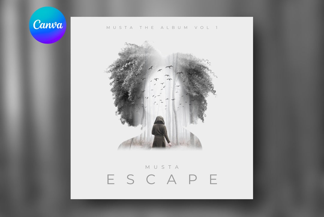 Editable Song Cover Template Canva Template DIY Flyer Album - Etsy UK