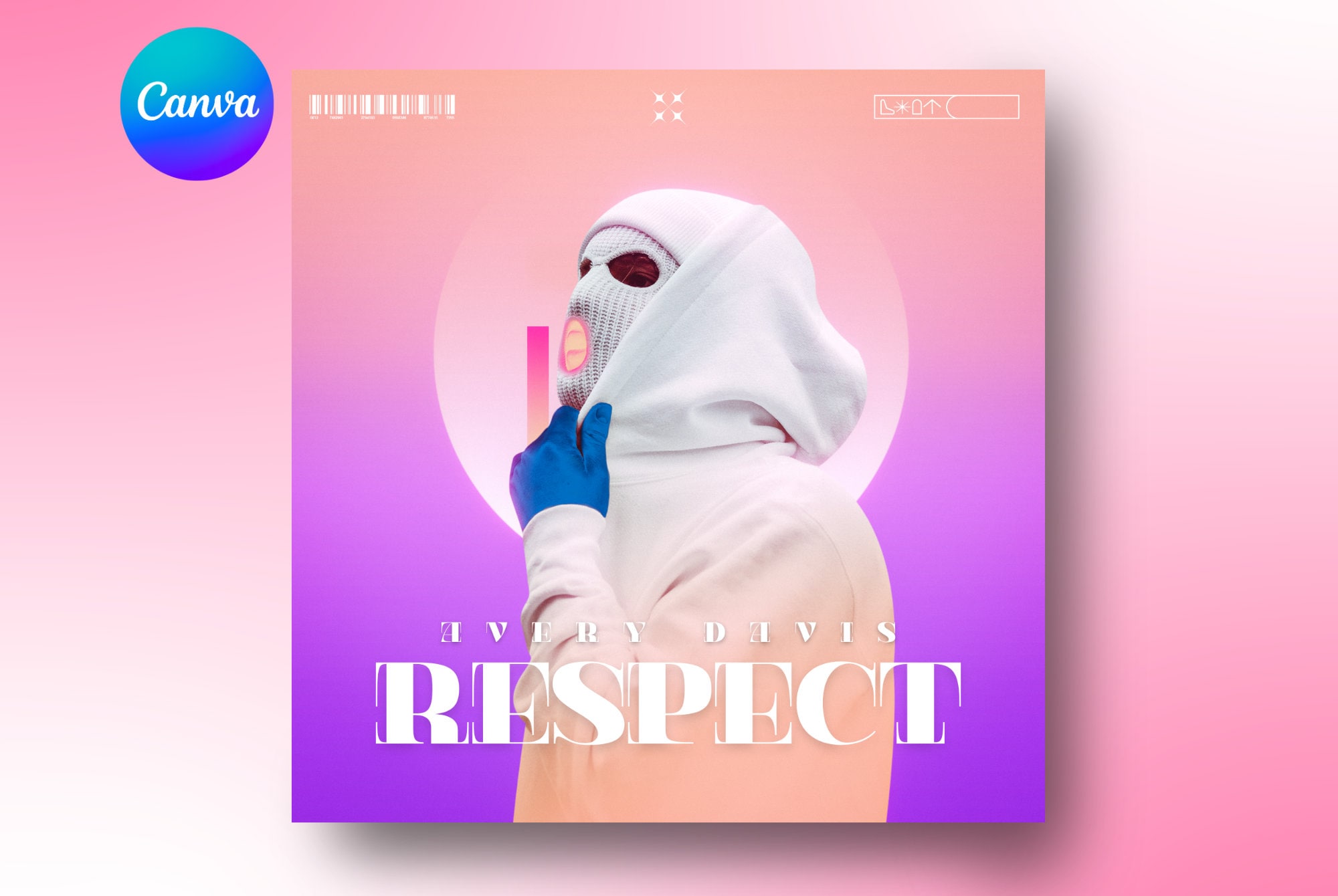 Editable Song Cover Template, Canva Template, DIY Flyer, Album Music ...