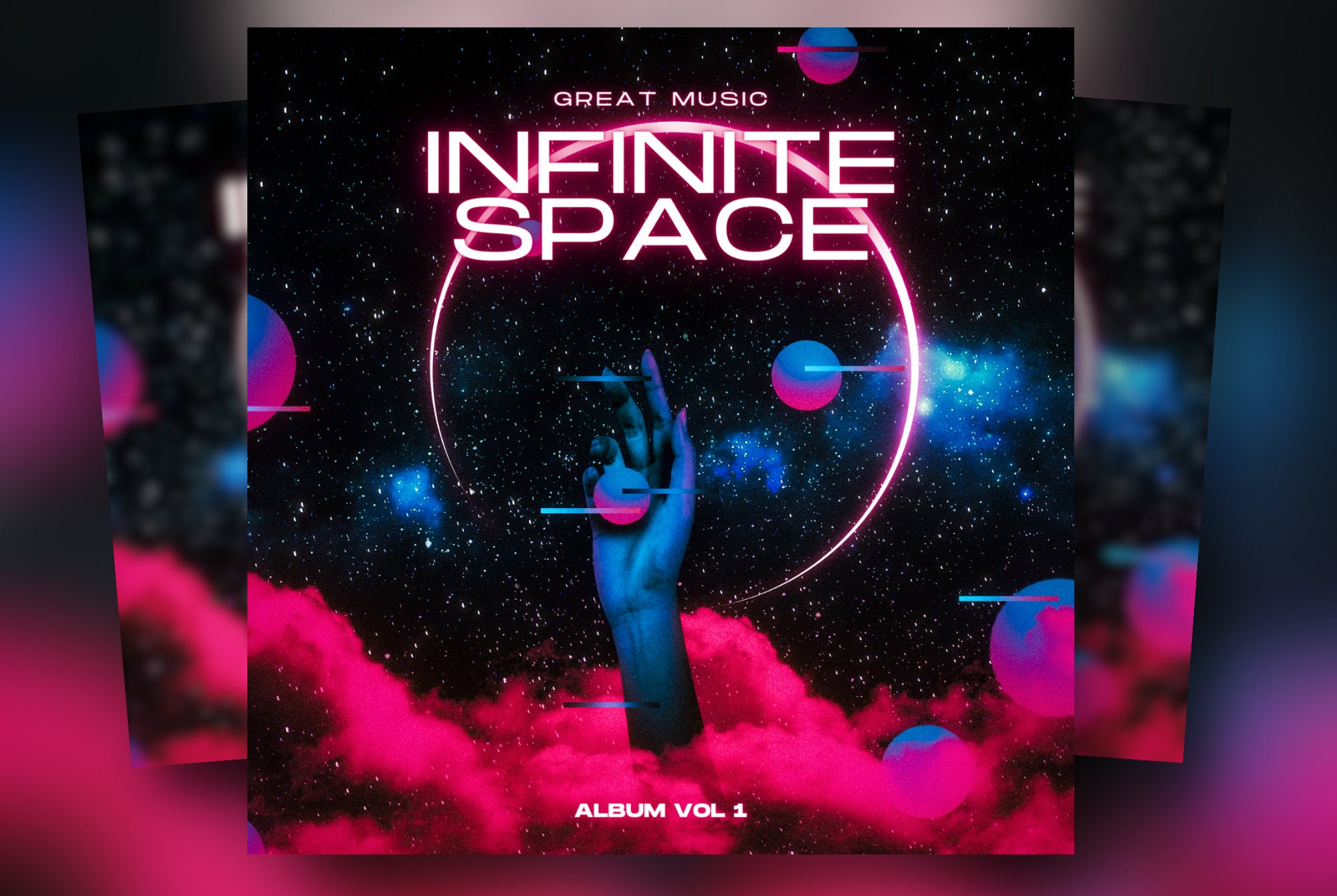 Editable Song Cover Template, Canva Template, DIY Flyer, Album Music ...