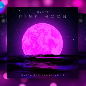 Editable Song Cover Template, Canva Template, DIY Flyer, Album Music ...