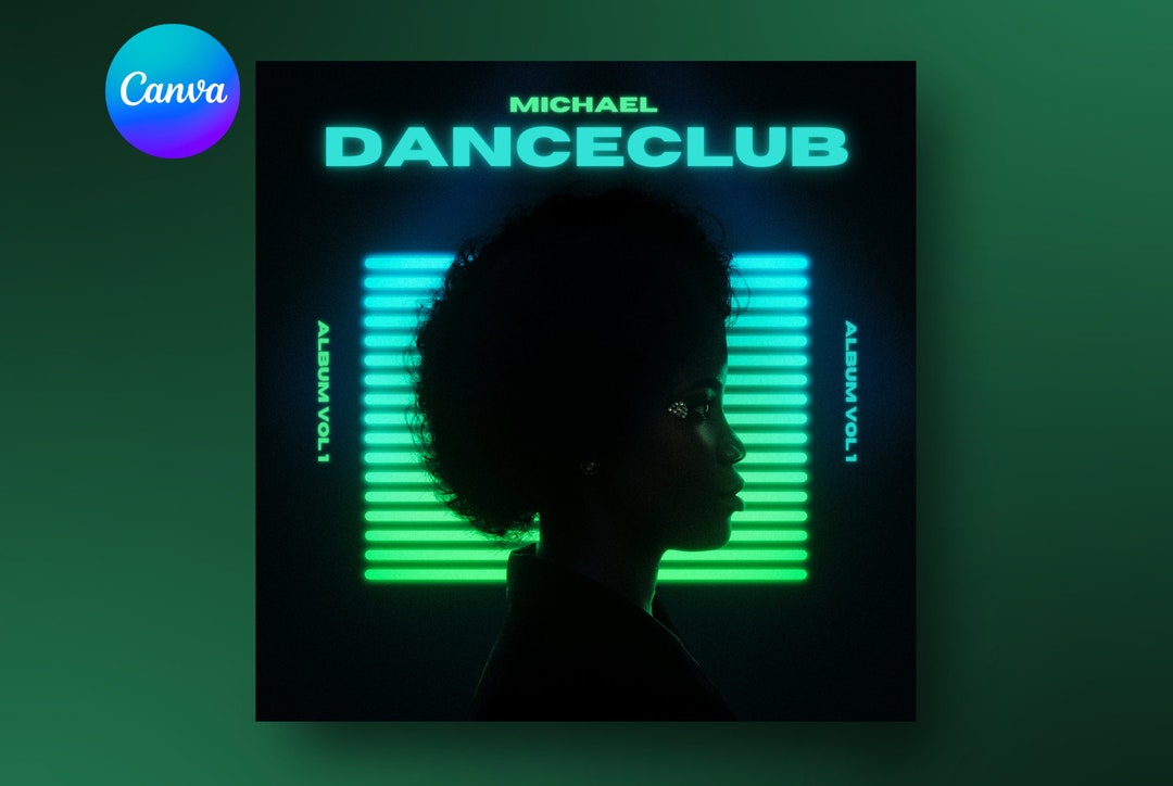 Editable Song Cover Template, Canva Template, DIY Flyer, Album Music ...