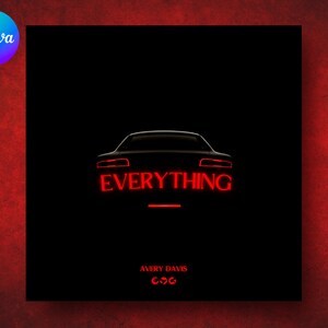 Editable Song Cover Template, Canva Template, DIY Flyer, Album Music ...