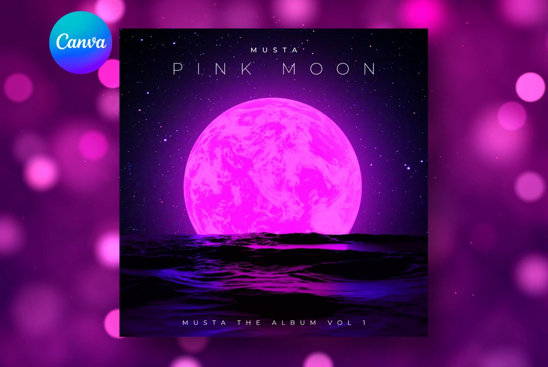 Editable Song Cover Template, Canva Template, DIY Flyer, Album Music ...