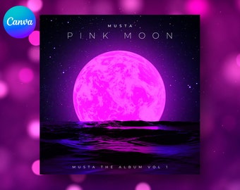 Editable Song Cover Template, Canva Template, DIY Flyer, Album Music ...