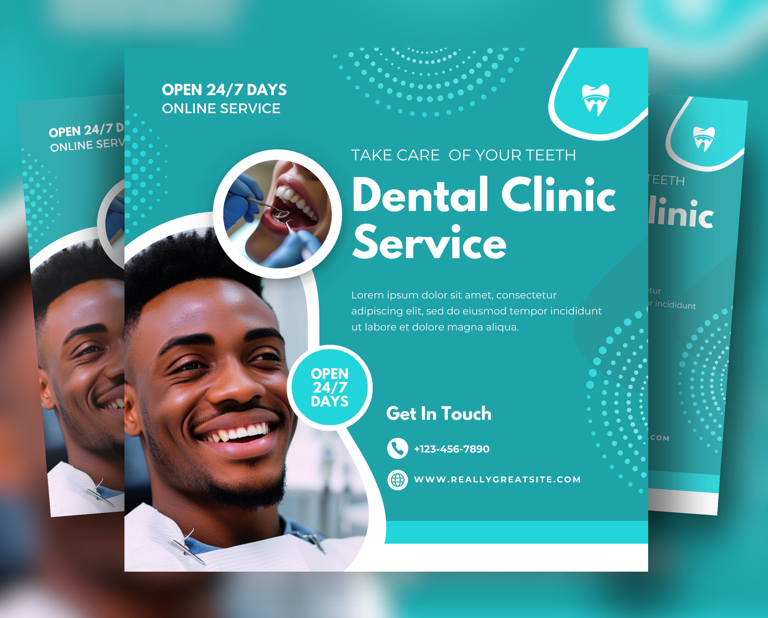 Dental Clinic Service Flyer, Dental Clinic Service Instagram Post ...