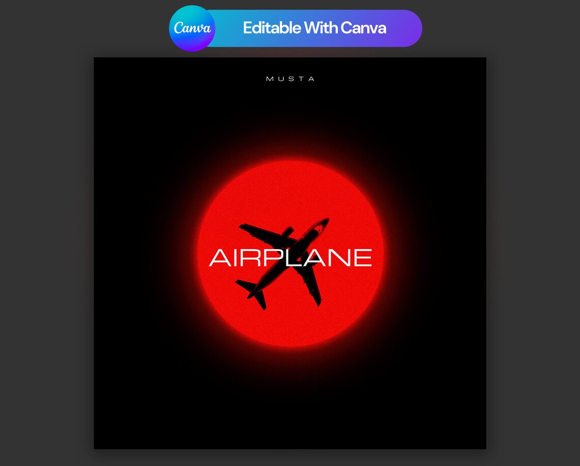 Editable Music Album Cover Template: Canva Track Art - Etsy Canada