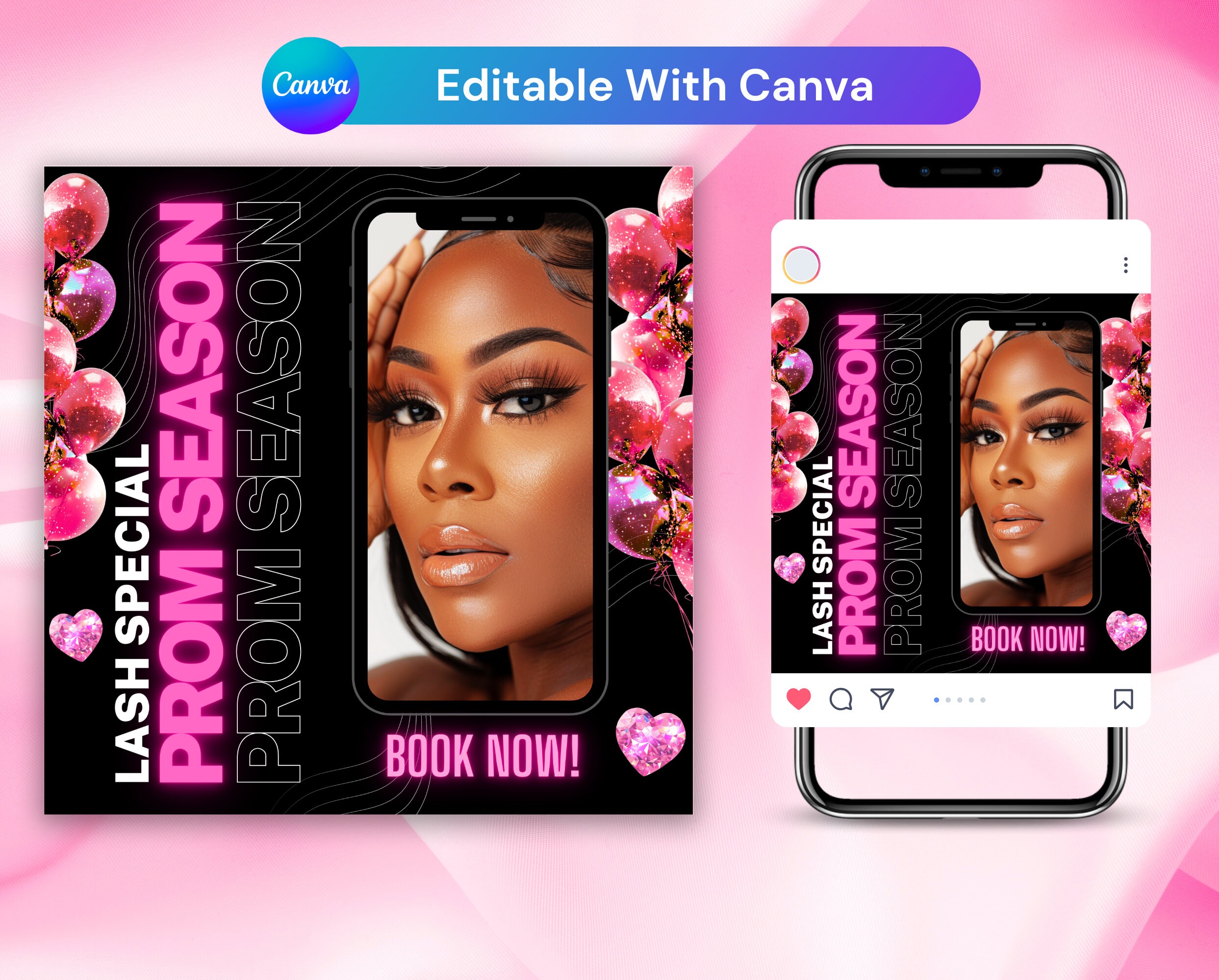 Lash Set Sale Flyer, DIY Flyer Template Design, Mega Volume Lash Deals ...