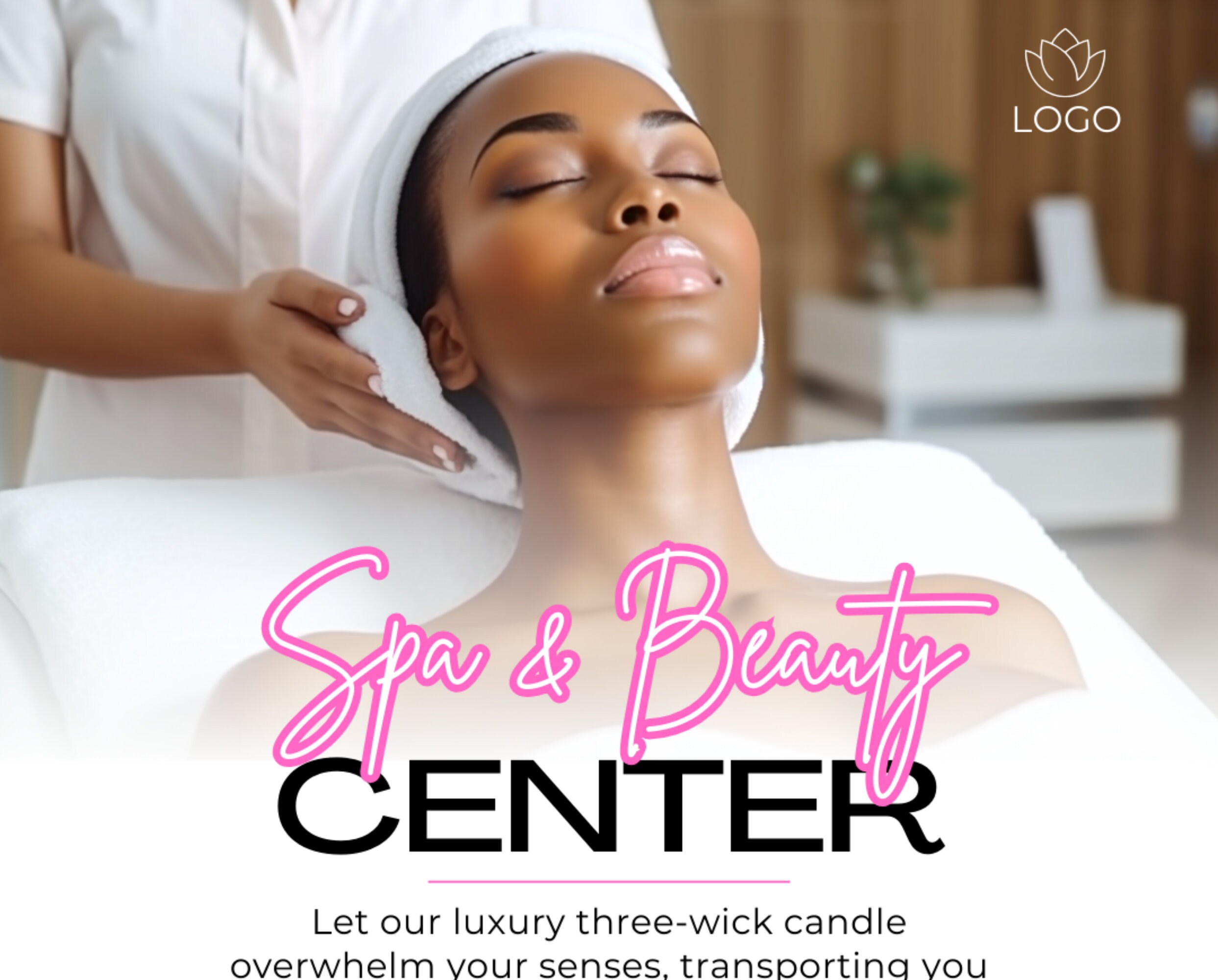 Spa & Beauty Center Flyer: Instagram Post Canva Template (digital ...