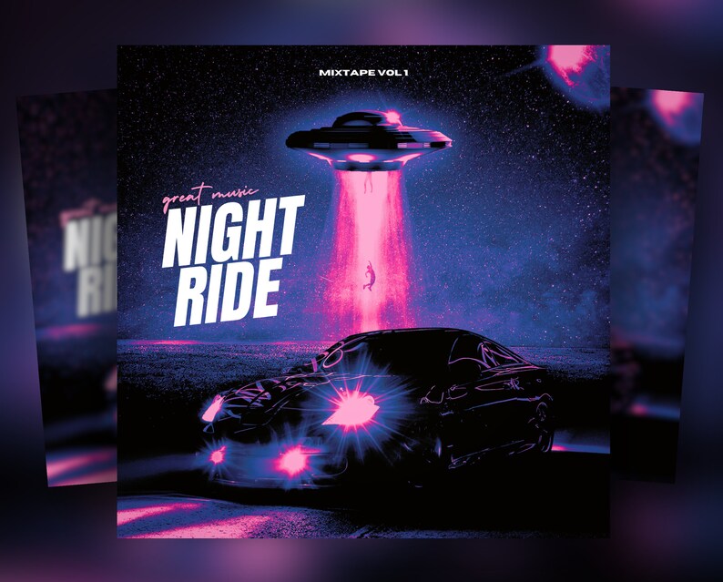 Editable Song Cover Template, Canva Template, DIY Flyer, Album Music ...