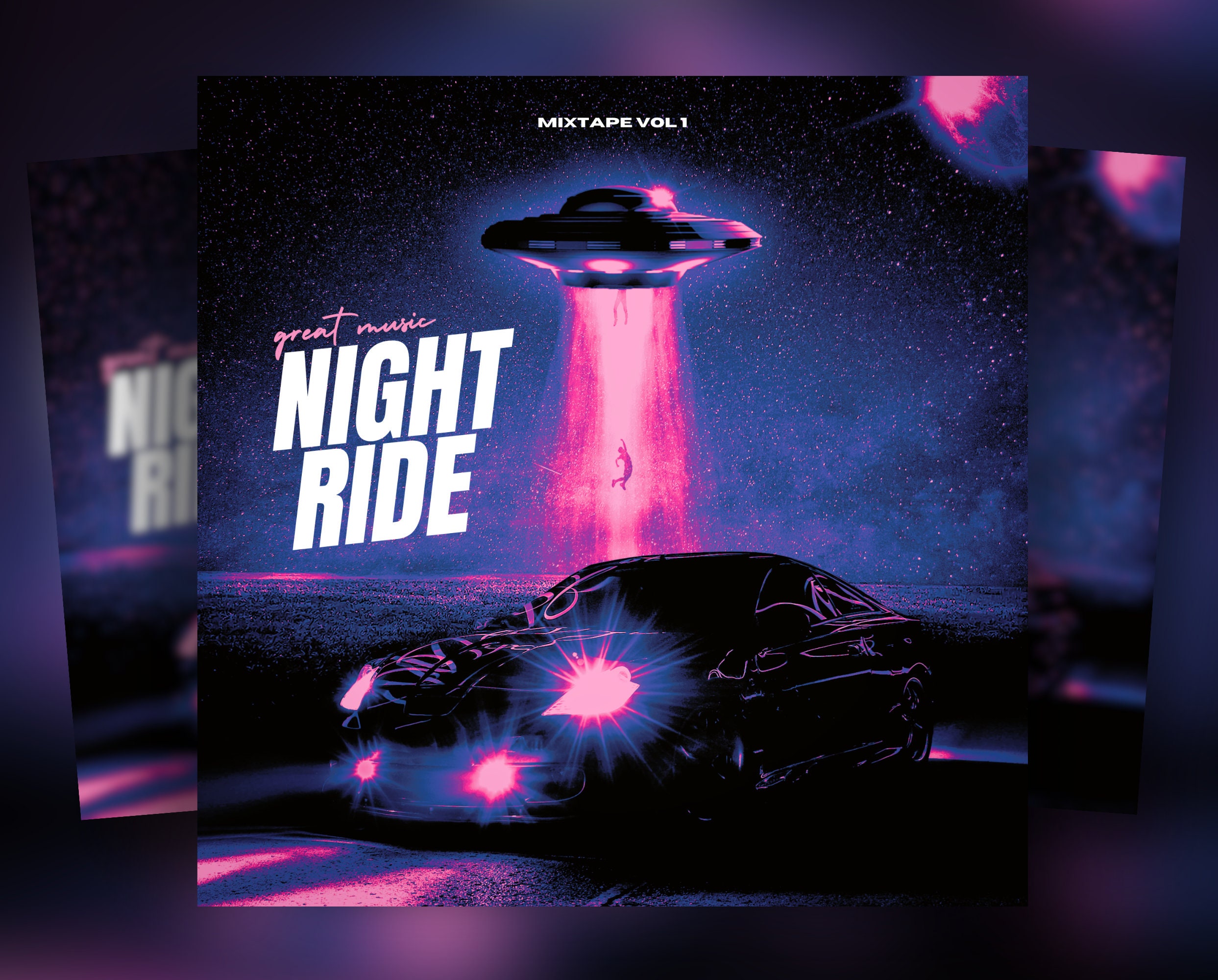 Editable Song Cover Template, Canva Template, DIY Flyer, Album Music ...