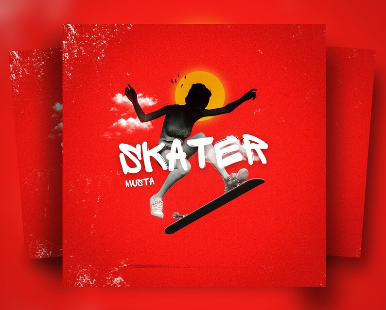 Editable Song Cover Template Canva Template DIY Flyer Album - Etsy