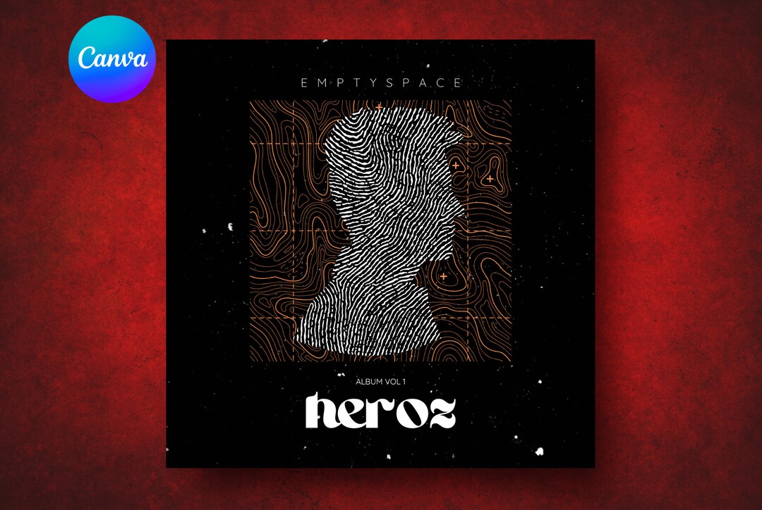 Editable Song Cover Template, Canva Template, DIY Flyer, Album Music ...