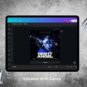 Editable Album Cover Template: DIY Music Flyer (canva Template) - Etsy
