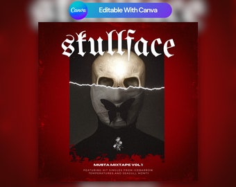 Editable Song Cover Template, Canva Template, DIY Flyer, Album Music ...