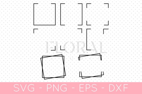9 Frames Svg Split Squares Svg Border Svg Png Eps Dxf - Etsy
