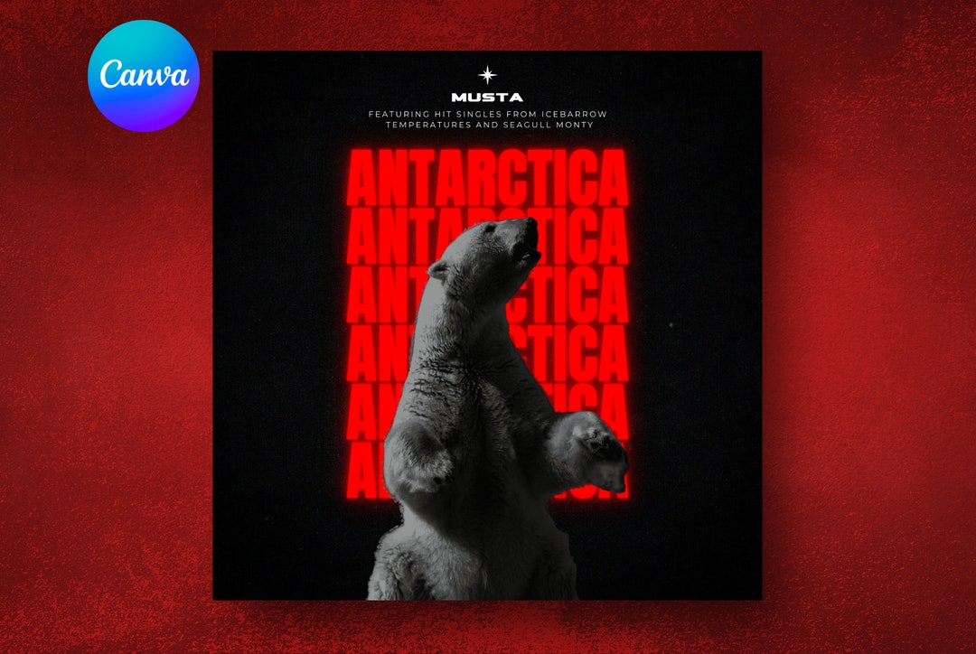 Editable Song Cover Template, Canva Template, DIY Flyer, Album Music ...