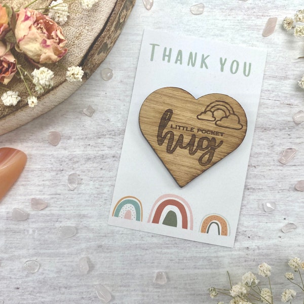 Heart Shaped Thank You Card - Etsy