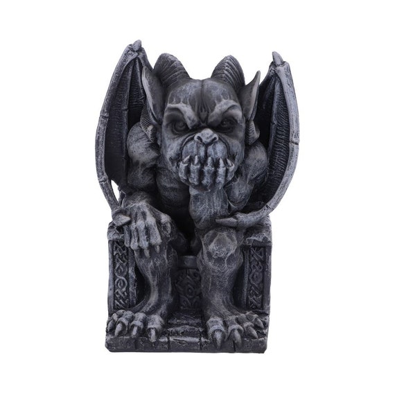 EDO 17cm Dark Black Grotesque Gargoyle Figurine Nemesis Now | Etsy UK