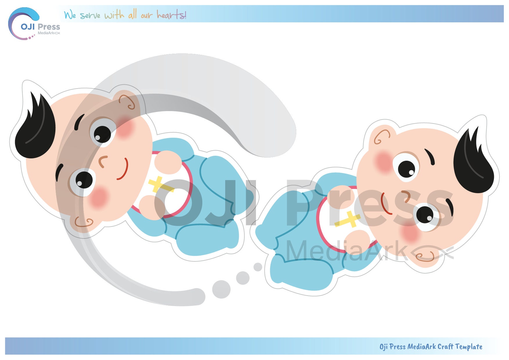 Baby Moses DIY Craft Printable - Etsy