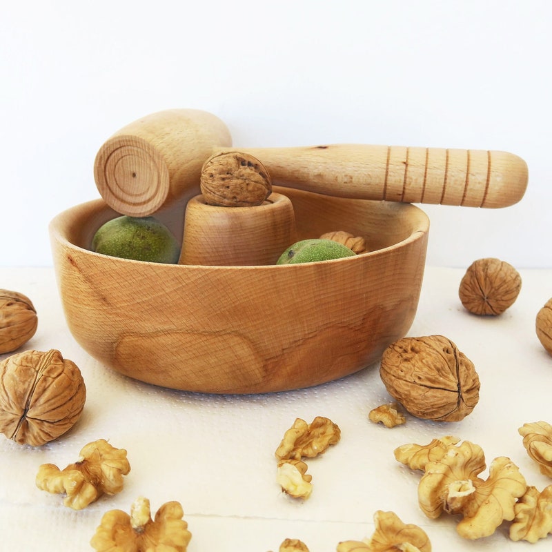 Walnut Cracker Wooden - Etsy