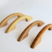 OAK Wood Cabinet Handles Drawer Pulls, Handmade Wood Handle, Dresser ...