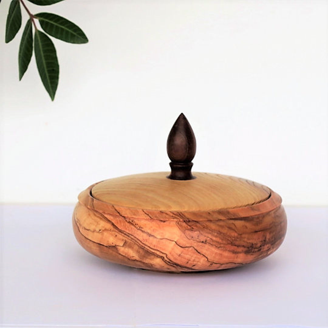 Handmade Wooden Box Combination of Olive Ash and Black - Etsy