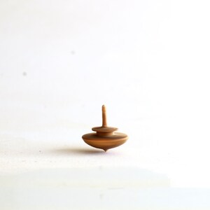 Tiny Olive Wood Spinning Tops, Tops in Different Shapes, Mini Spin Tops ...