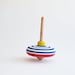 Handmade Wood Spinning Top, Red Blue Color, Eco Toy, Turned Spintop ...
