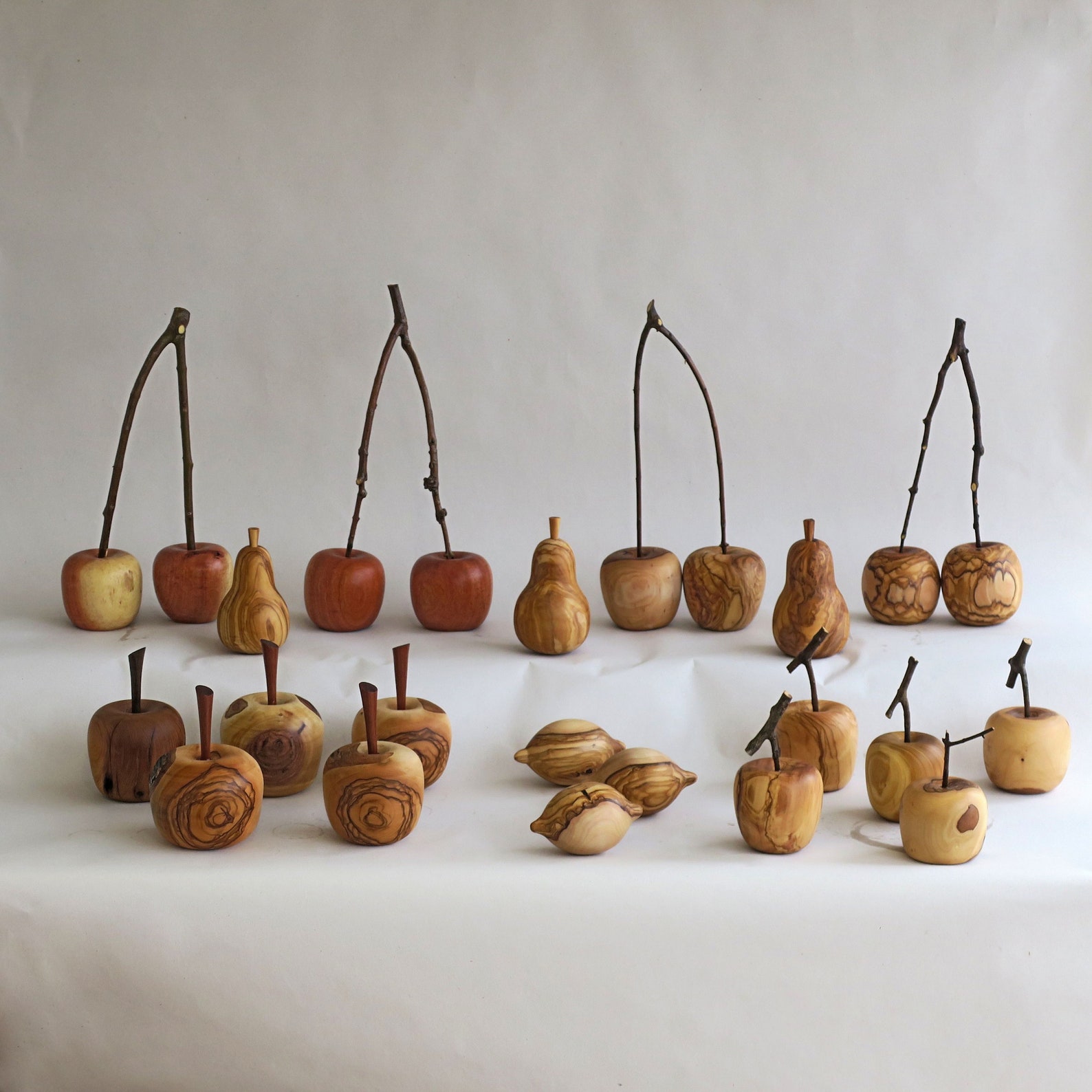 Handmade Olive Wood Lemon, Lemon Made of Wood, Wooden Fruits and ...