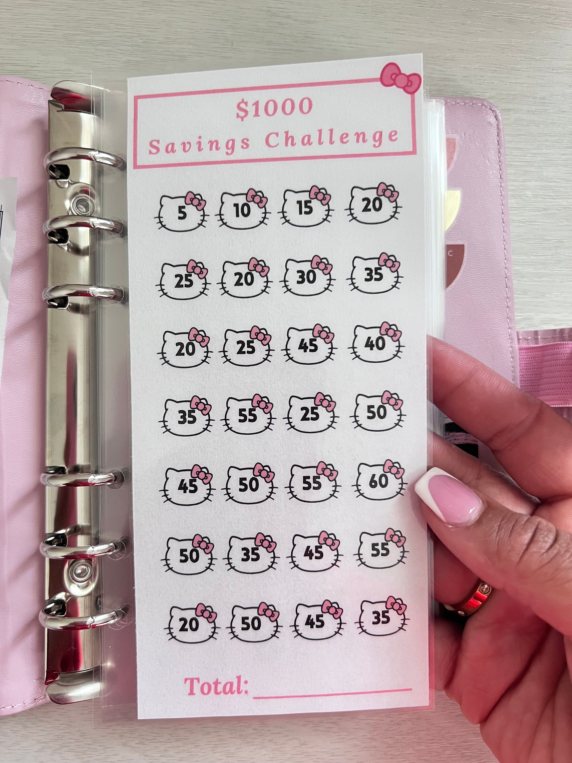 Hello Kitty 1000 Savings Challenges - Etsy