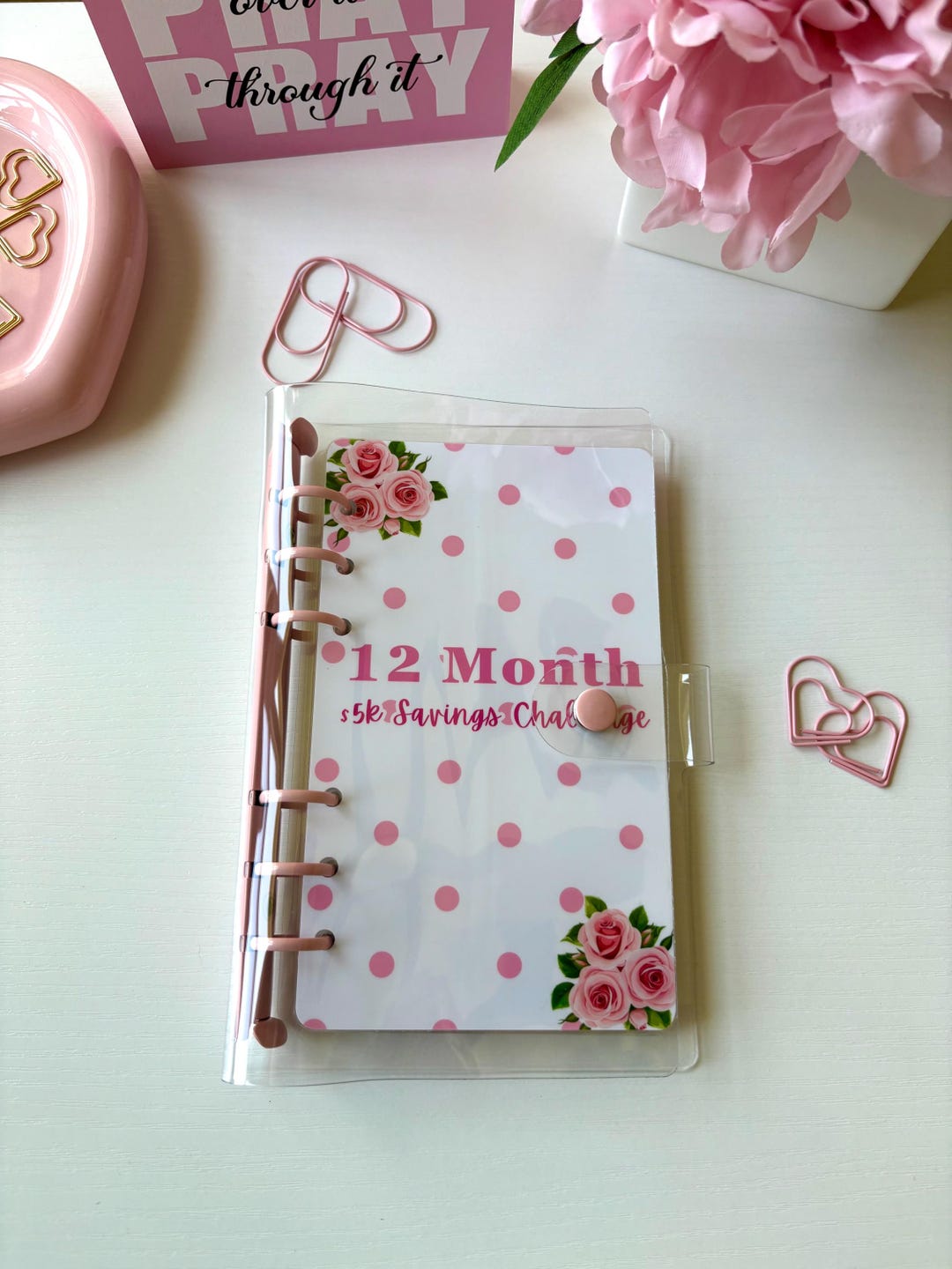 12 Month 5k Savings Challenge - Etsy